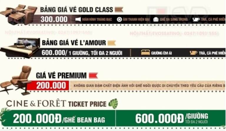 Các phòng chiếu phim ghế CGV đặc biệt nhất